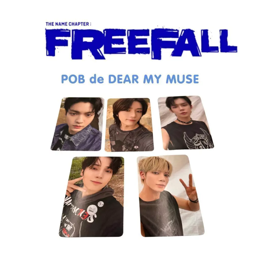 PHOTOCARDS OFICIALES TXT - THE NAME CHAPTER : FREEFALL (DEAR MY MUSE ...