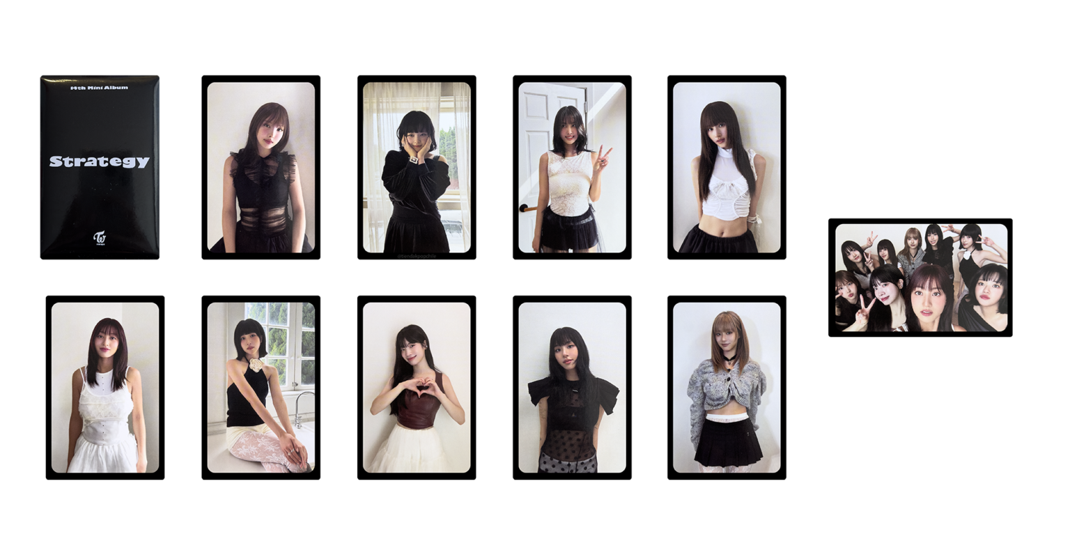 Set Photocards Oficiales TWICE - STRATEGY - Tienda Kpop Chile