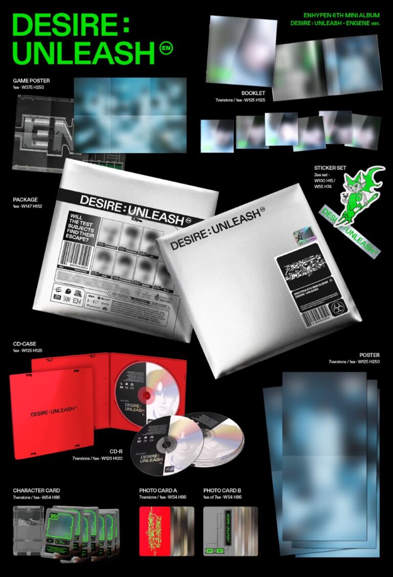 ENHYPEN - DESIRE : UNLEASH (ENGENE VER.) - Tienda Kpop Chile